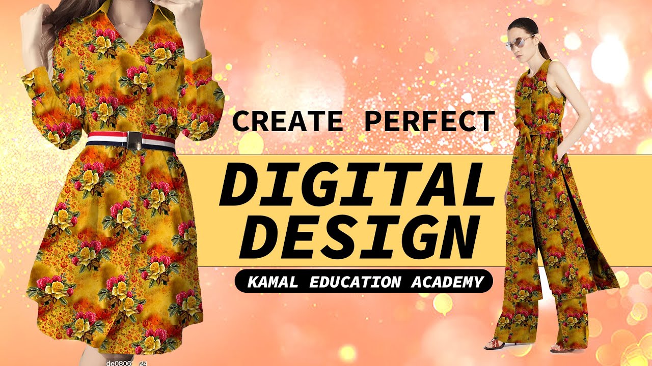 Create Perfect Digital Printing Design || How to create Design | How to ...