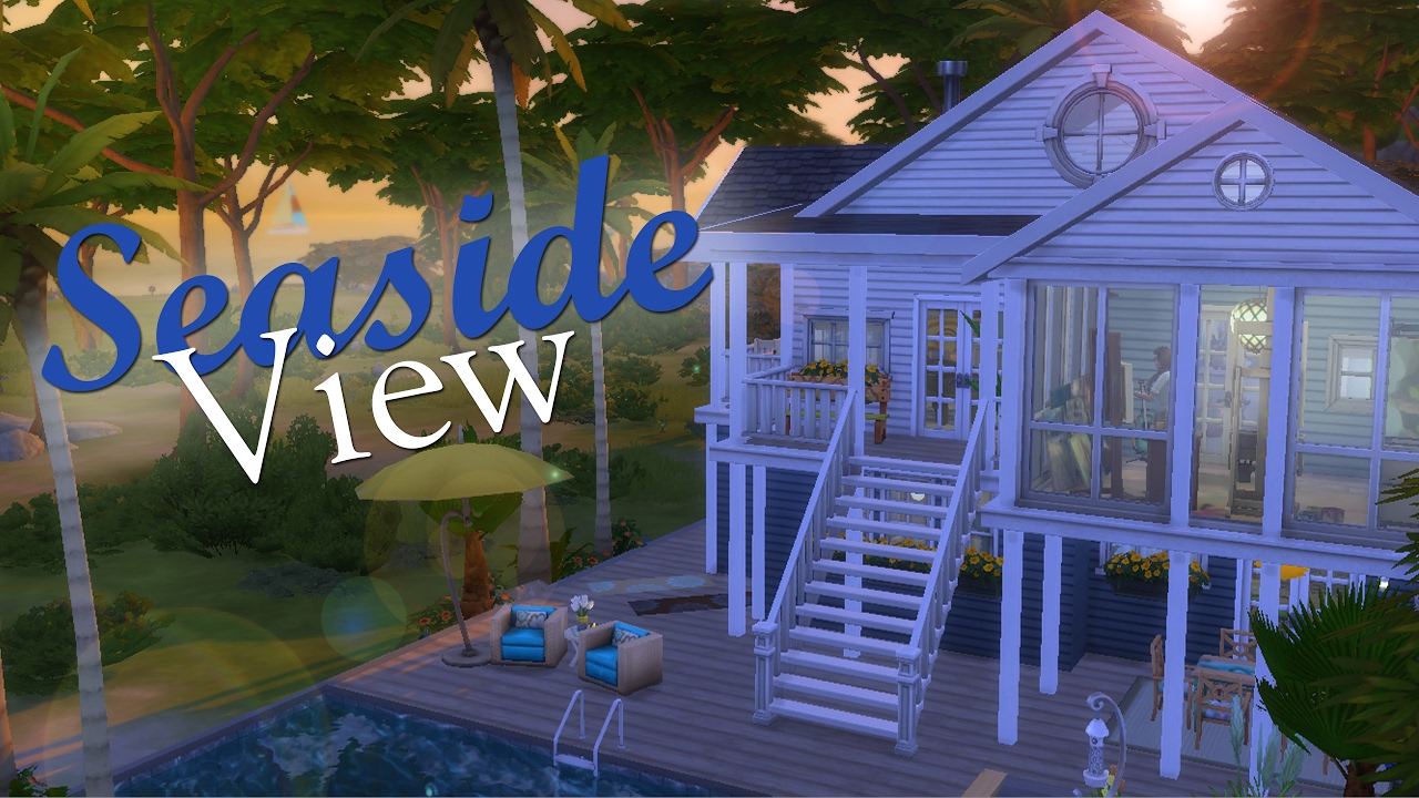The Sims 4 | Speed Build: Seaside View - YouTube
