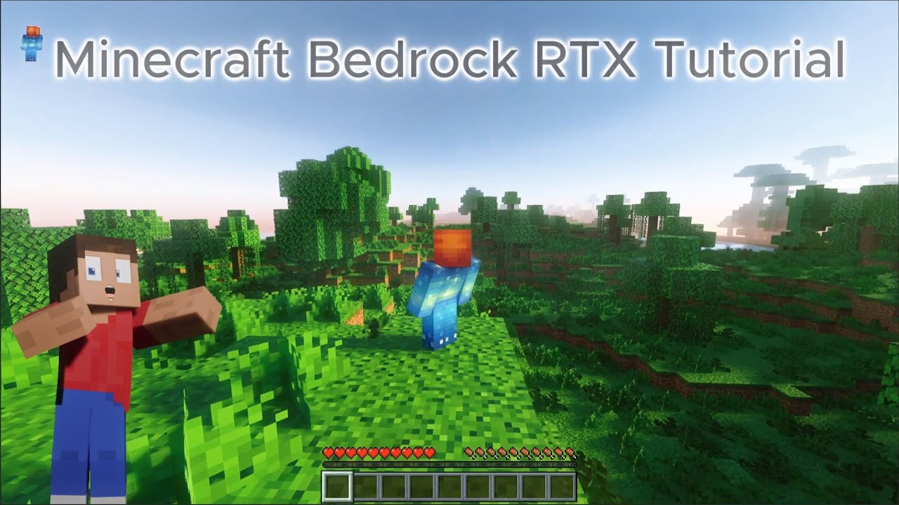 Minecraft Bedrock RTX Shaders Tutorial - YouTube