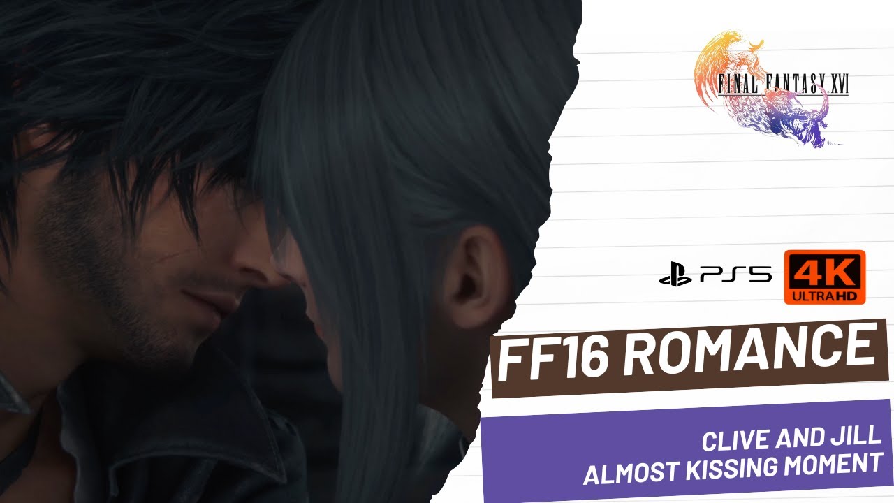 #FF16 Romance : Clive and Jill 'almost' kissing moment - YouTube