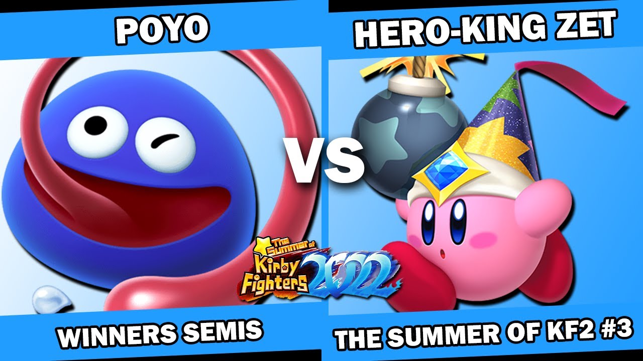 Poyo (Gooey) vs Hero-King Zet (Bomb/Artist) - Kirby Fighters 2 ...
