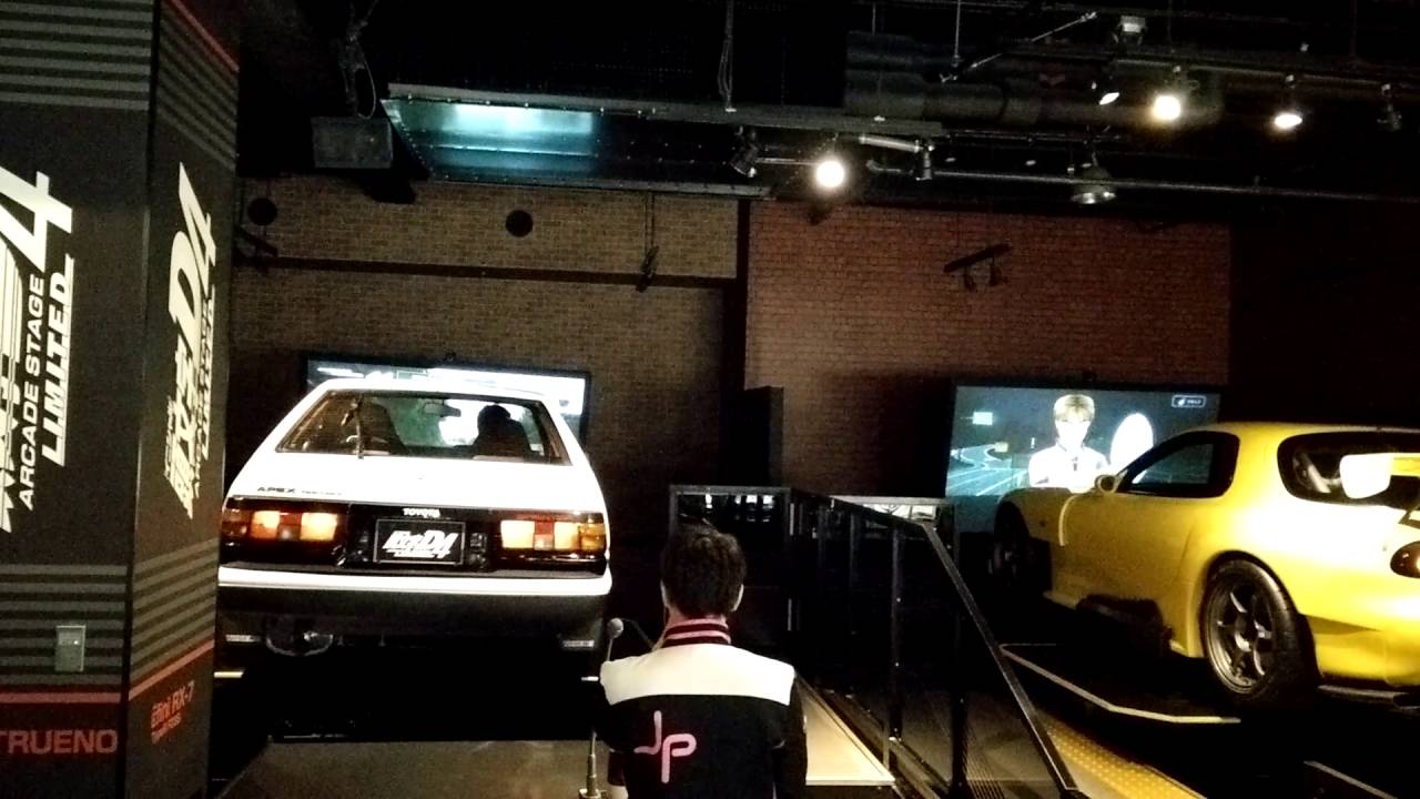 Initial D Arcade/Ride at Joypolis - YouTube