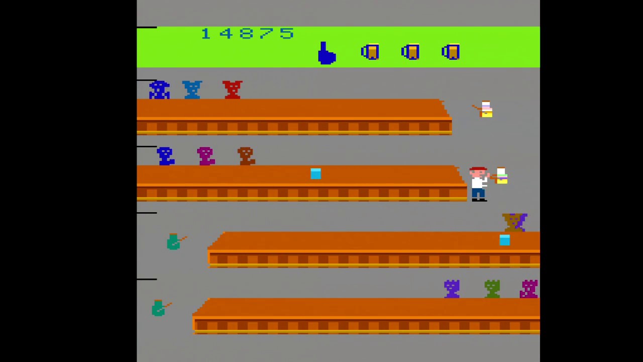 Tapper - Atari 2600 - YouTube