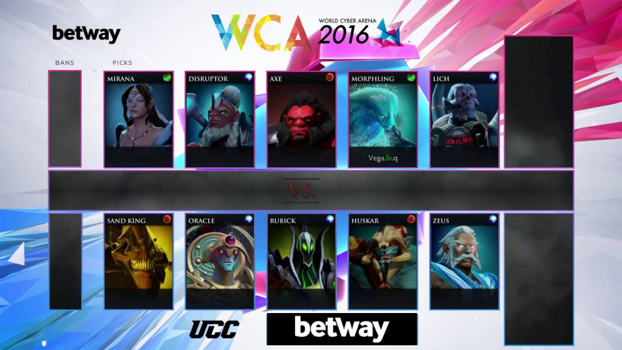 (EN) Betway WCA 2016 EU Main Qualifier Dota 2: Escape vs Vega #3 - YouTube