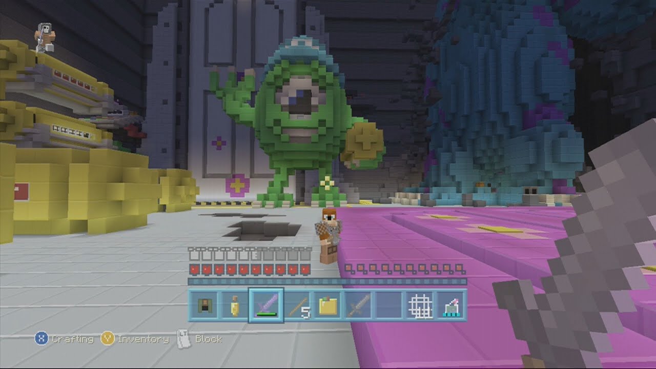 Minecraft Xbox Disney Pixar Hunger Games - YouTube