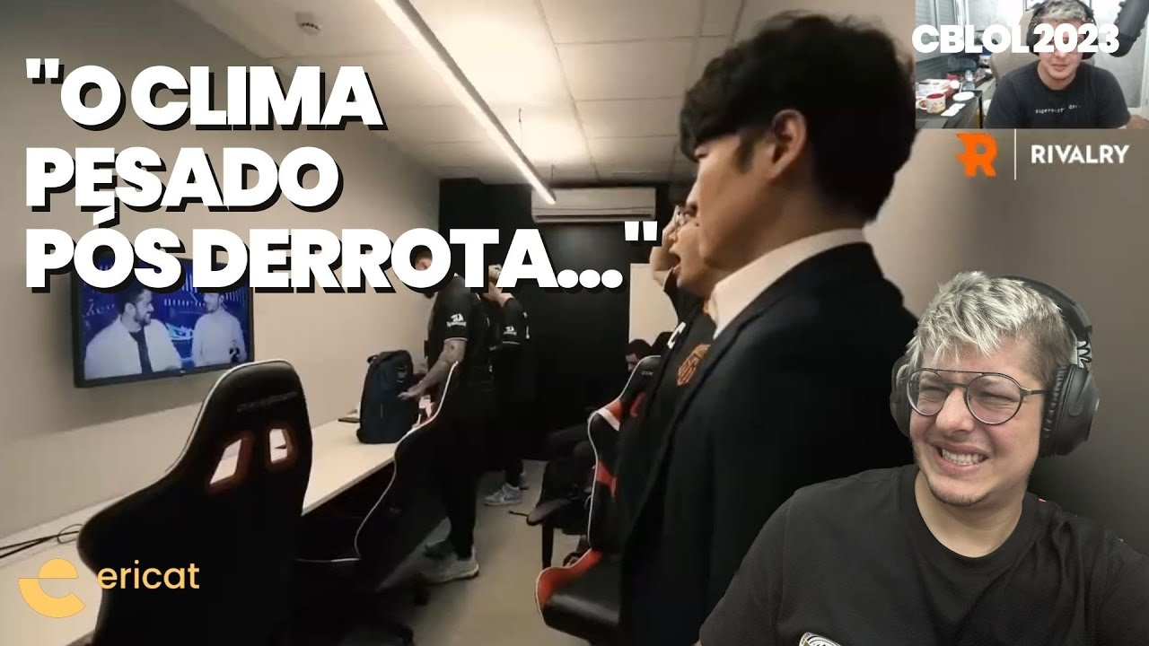 ERICAT REAGE AO VLOG DA LOS GRANDES SEMANA 5 DO CBLOL 2023 1º SPLIT ...