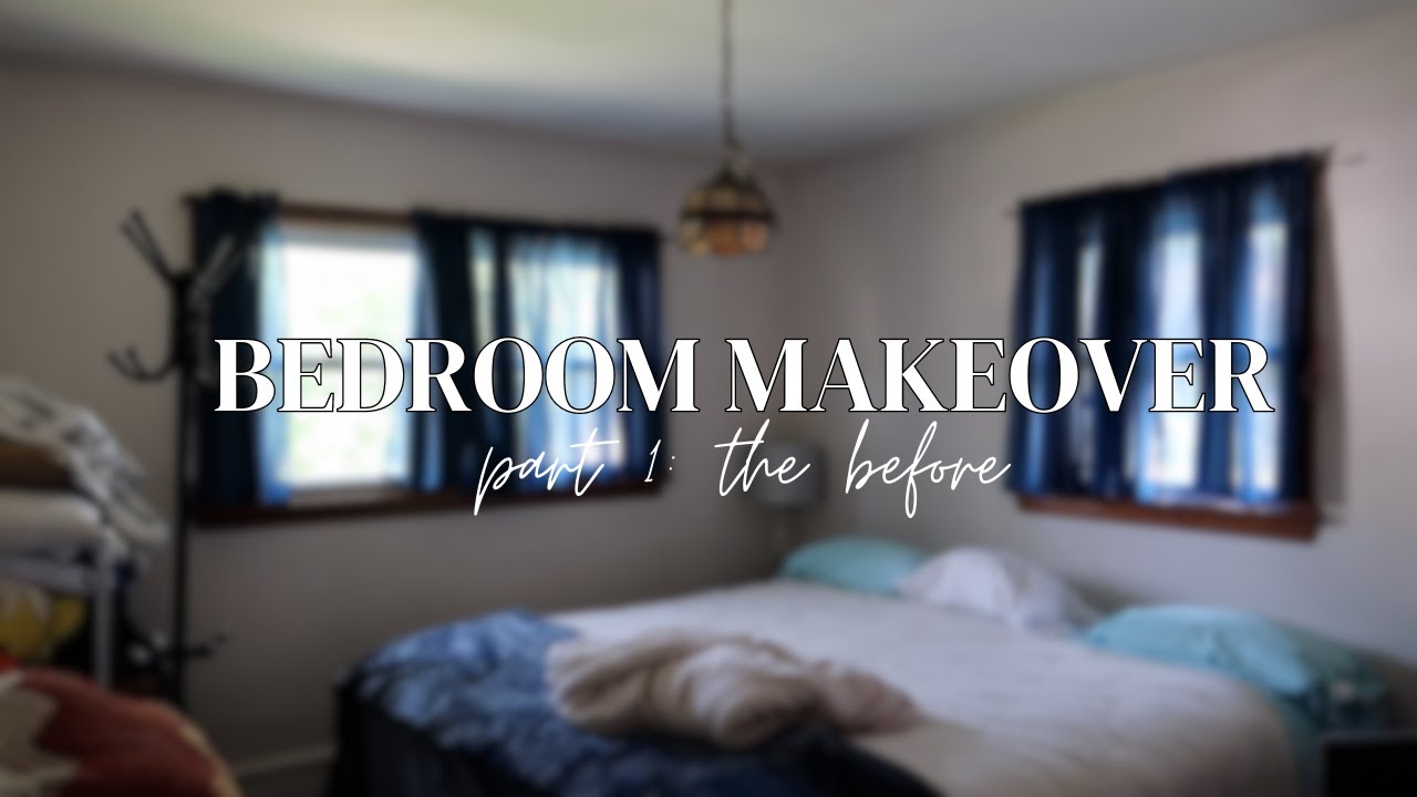BEDROOM MAKEOVER | clear out and prep… - YouTube