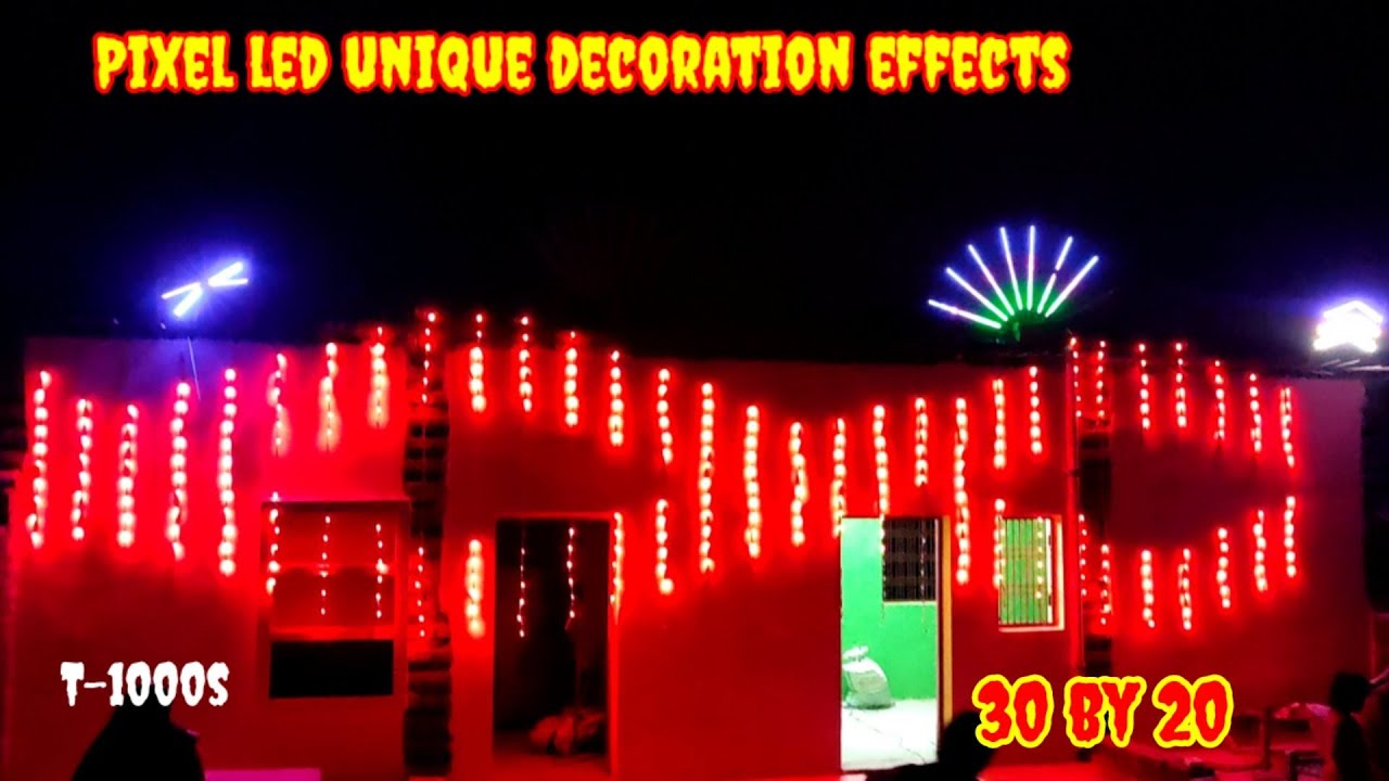 Pixel led thoranam decoration😍.30 By 20.Pixel led.T-1000s controller.Pixel programming .Price ...
