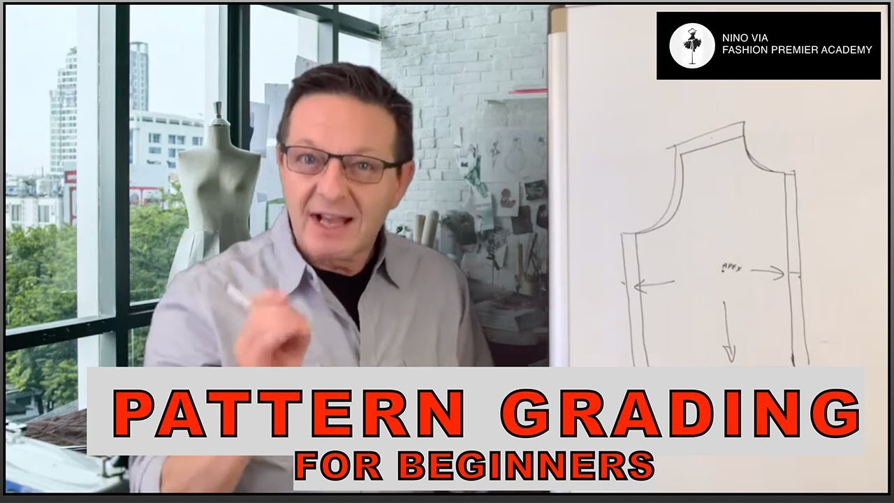 Pattern Sizing Made Easy For Beginners. How To Grade Your Pattern. - YouTube