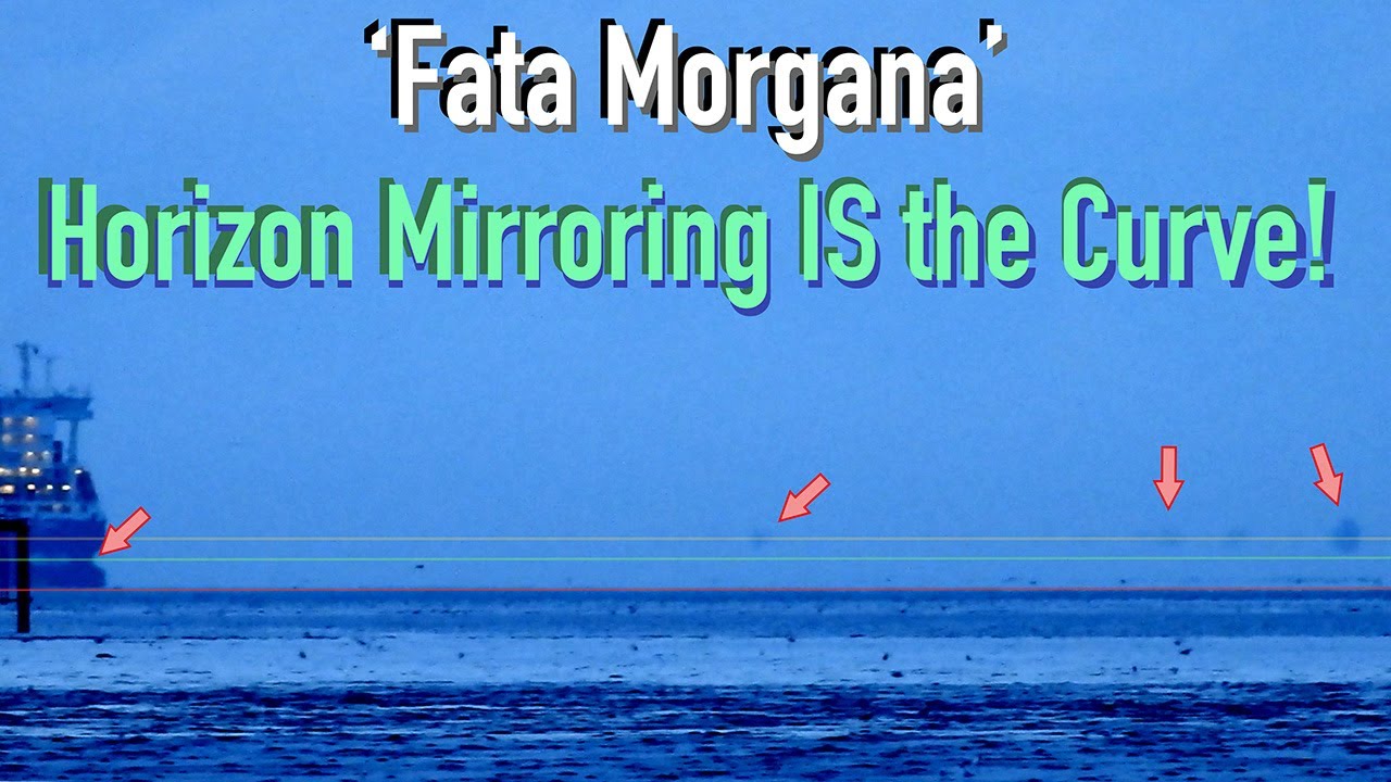 Fata Morgana IS the Curve on Flat Earth. Horizon Mirror Effect ...