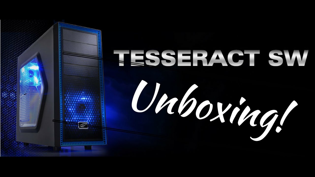 Unboxing! DeepCool ATX Mid Tower TESSERACT SW-RD - YouTube