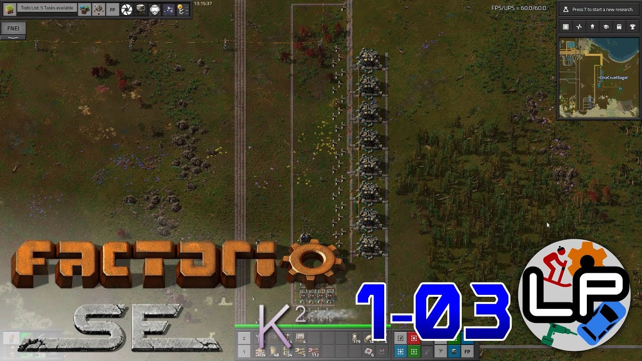 S1-E03 - Down to the Core - Laurence Plays Factorio: Space Exploration 0.6 + Krastorio² - YouTube