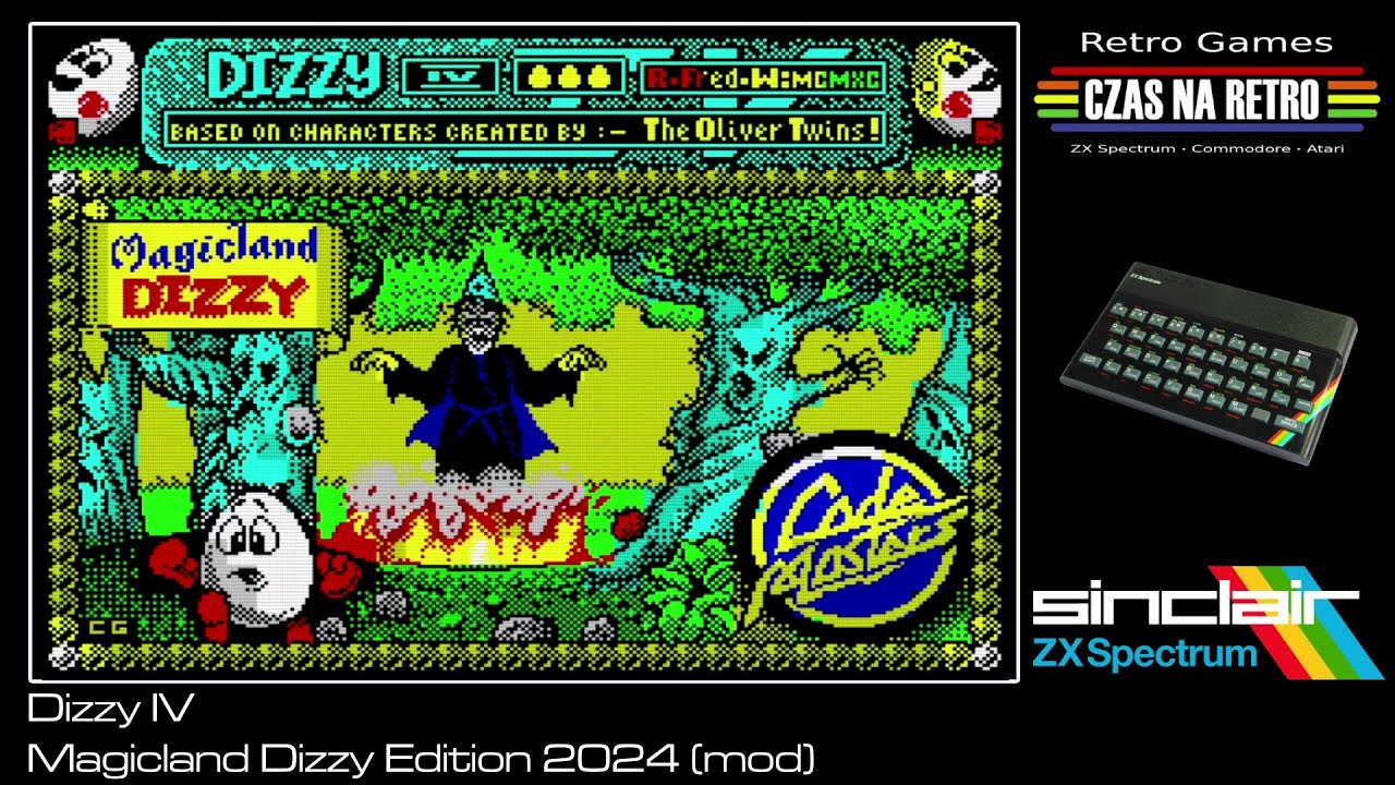 Magicland Dizzy (Dizzy IV) Edition 2024 (mod) - ZX Spectrum - YouTube
