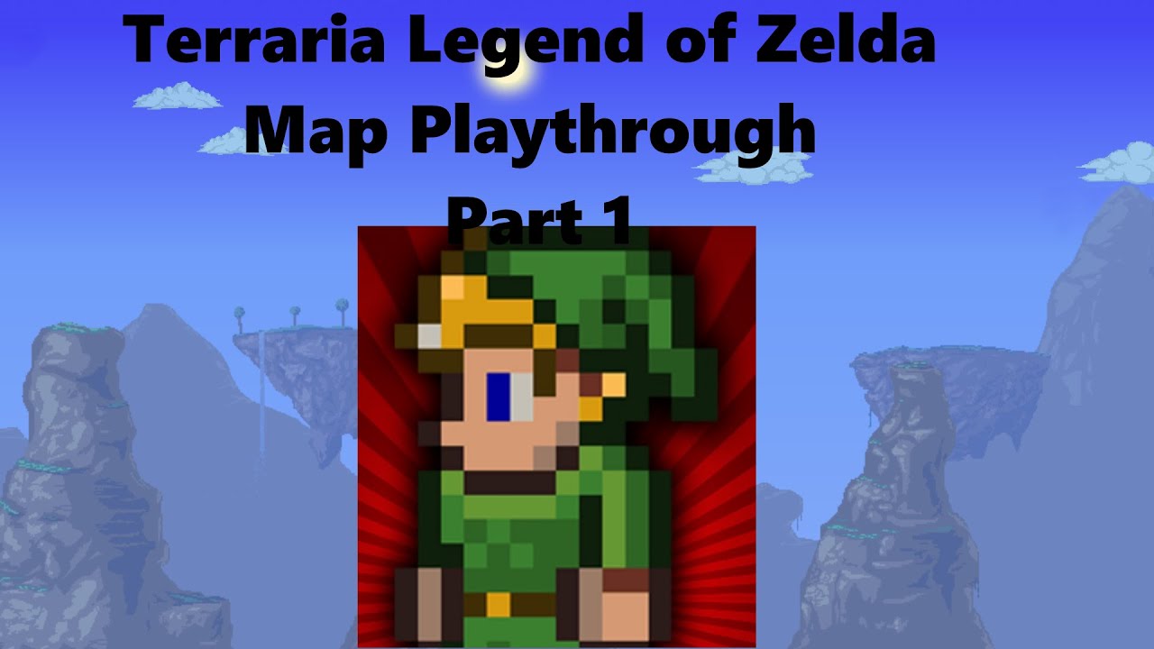 Terraria Legend of Zelda map Part 1 - YouTube