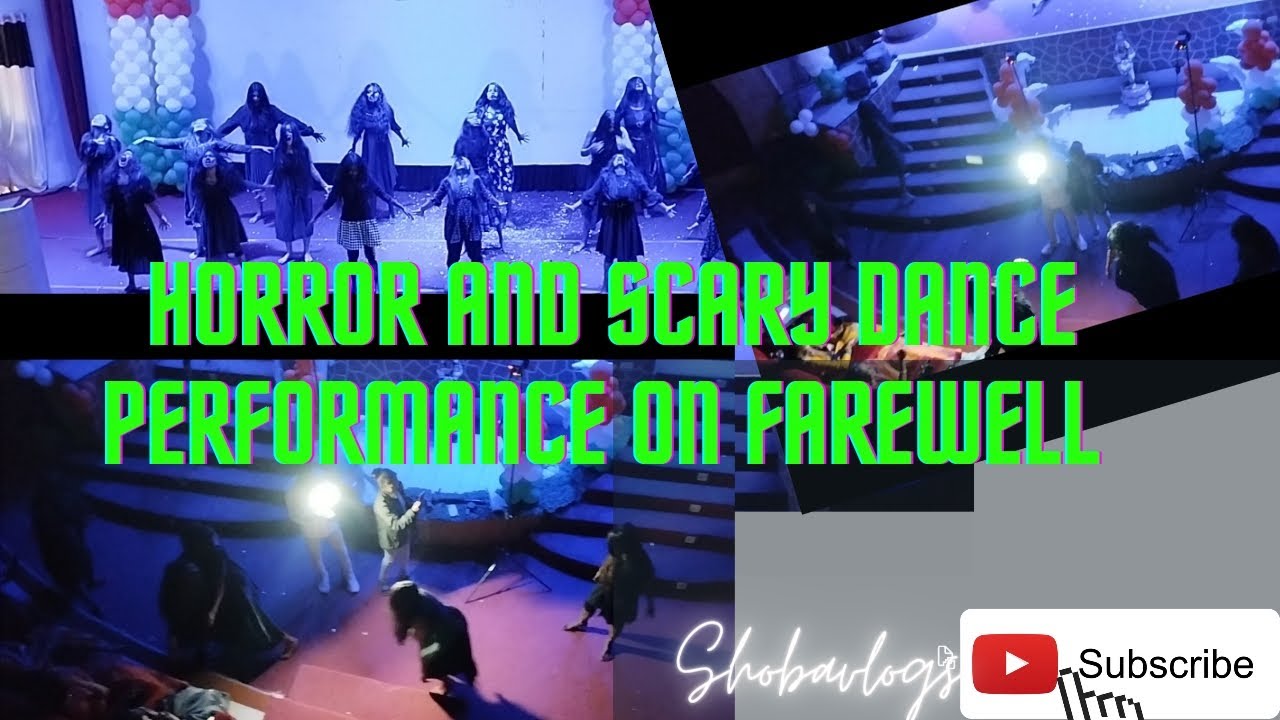 farewell party ||dance performance||horror and scary dance ||B.Sc ...