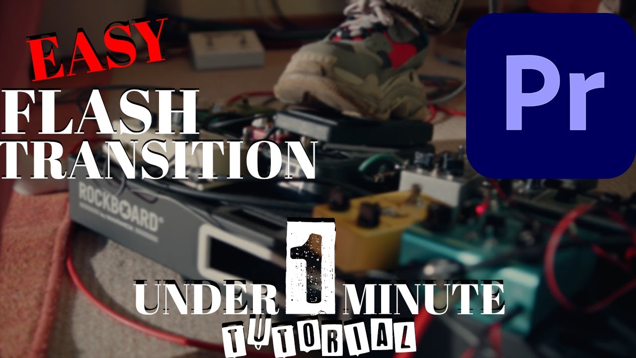 EASY FLASH TRANSITION l Adobe Premiere Pro Tutorial (Under 1 minute ...