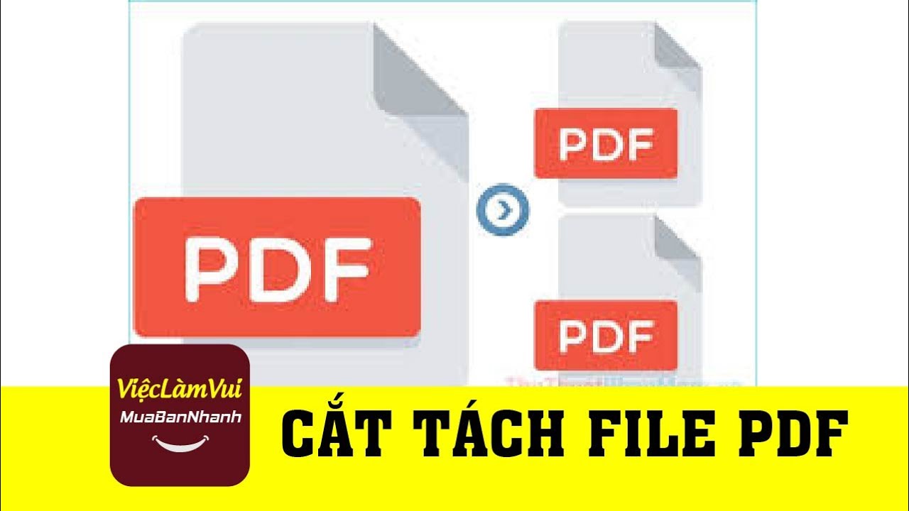 Cách cắt tách file PDF - Thủ thuật ViecLamVui - YouTube