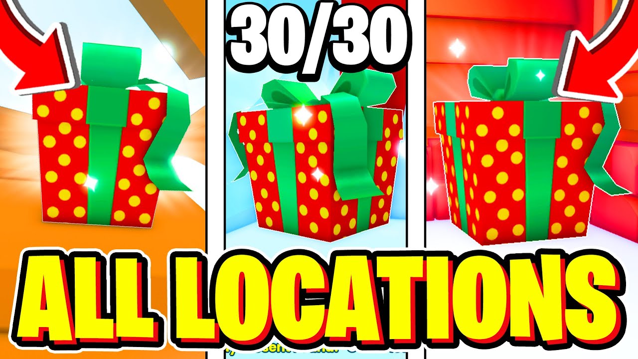 How To FIND ALL 30 PRESENT LOCATIONS In Pet Simulator 99 CHRISTMAS ...