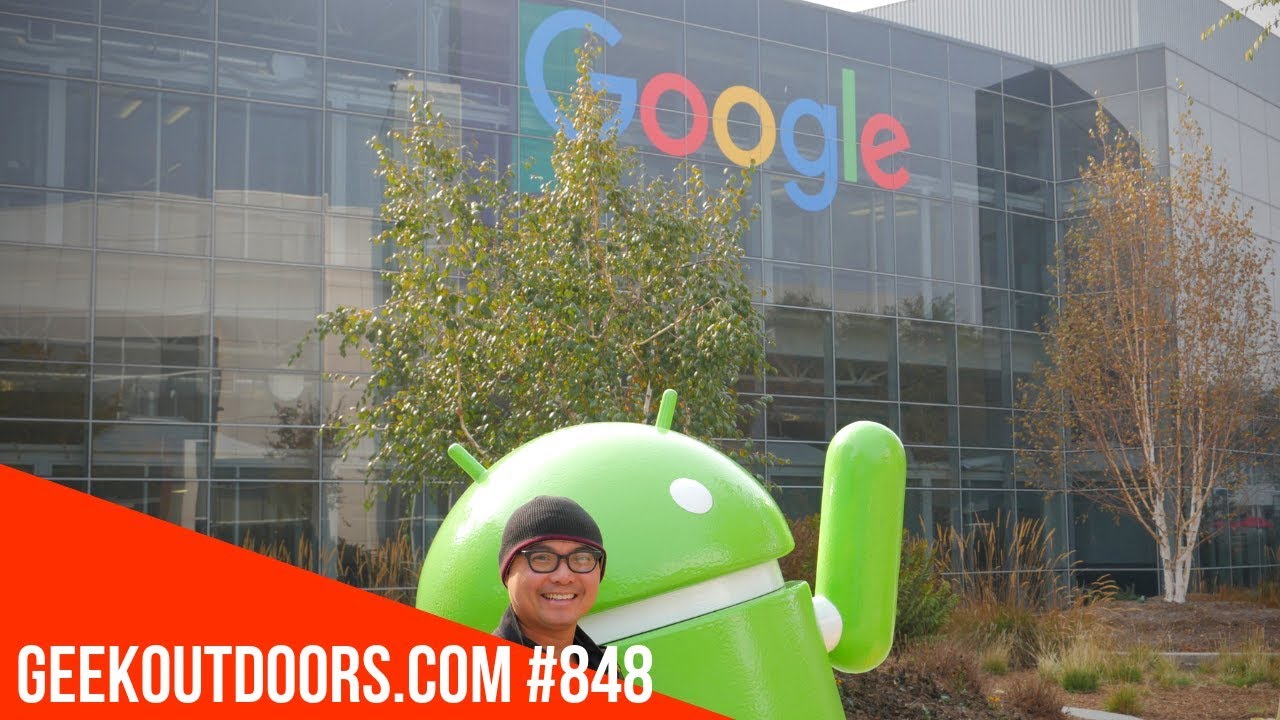 Google Headquarters! (Home of YouTube and Android) Geekoutdoors.com ...