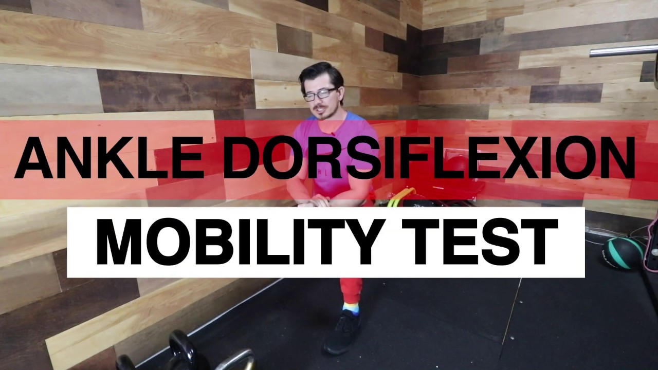 Ankle Dorsiflexion Mobility Wall Test - YouTube