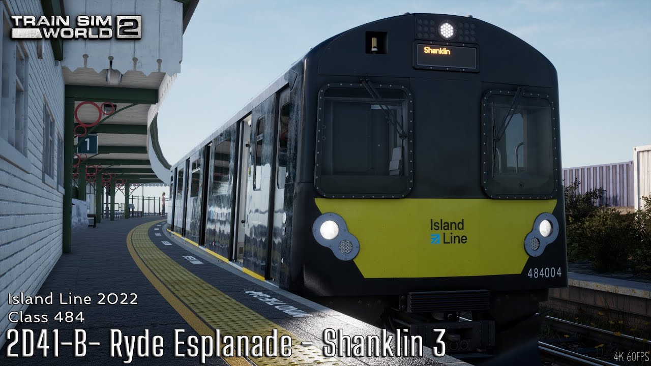 2D41-B: Ryde Esplanade - Shanklin 3: Island Line 2022 - Class 484 ...