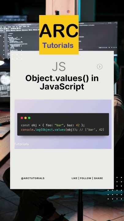 Javascript Objectvalues Tutorial Coding Shorts Javascript Js Javascripttutorial Youtube