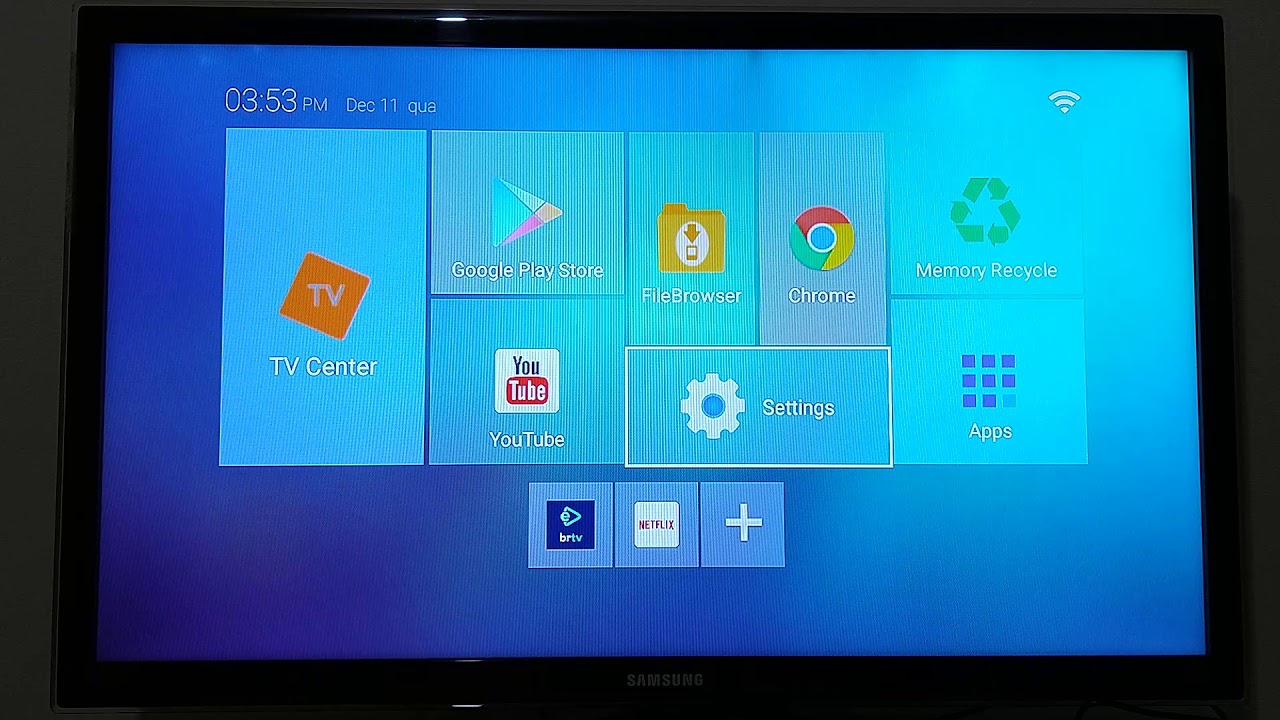 Ajustando a tela da box na tela da TV - YouTube