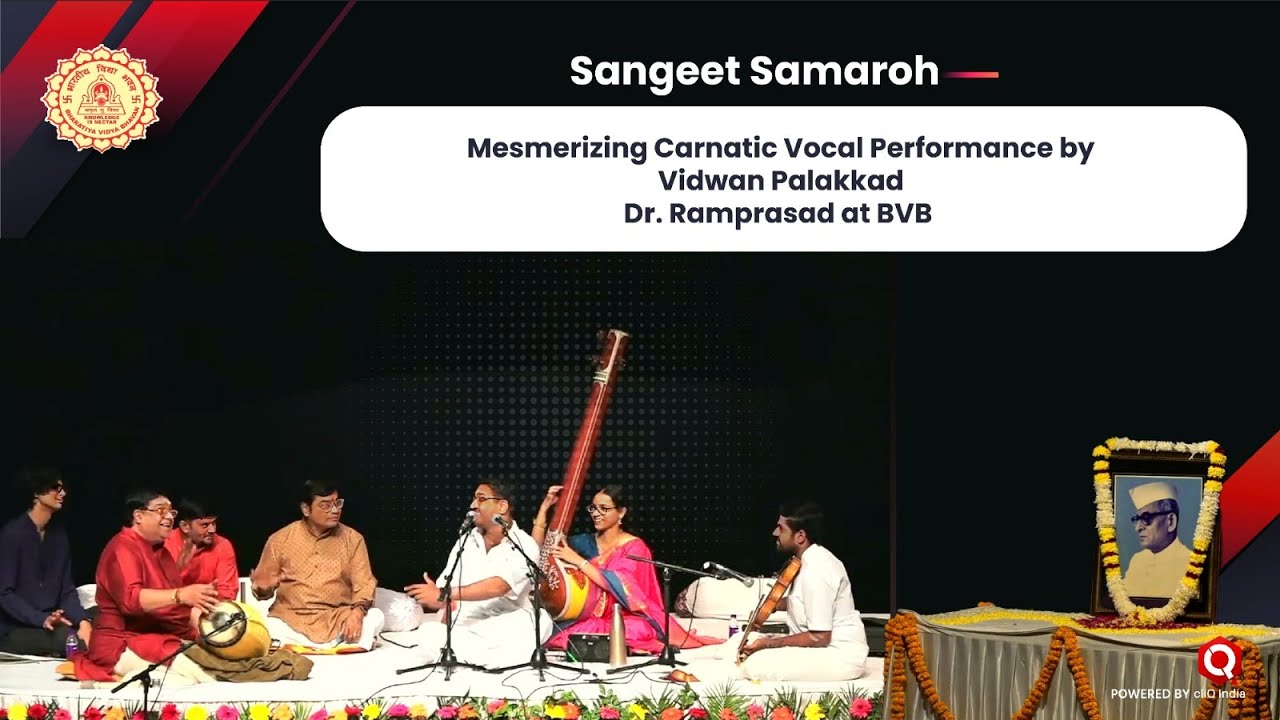 Mesmerising Carnatic Vocal Performance by Vidwan Palakkad Dr. Ramprasad ...