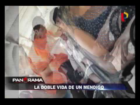 La doble vida de un mendigo: estafas en buses y calles - YouTube