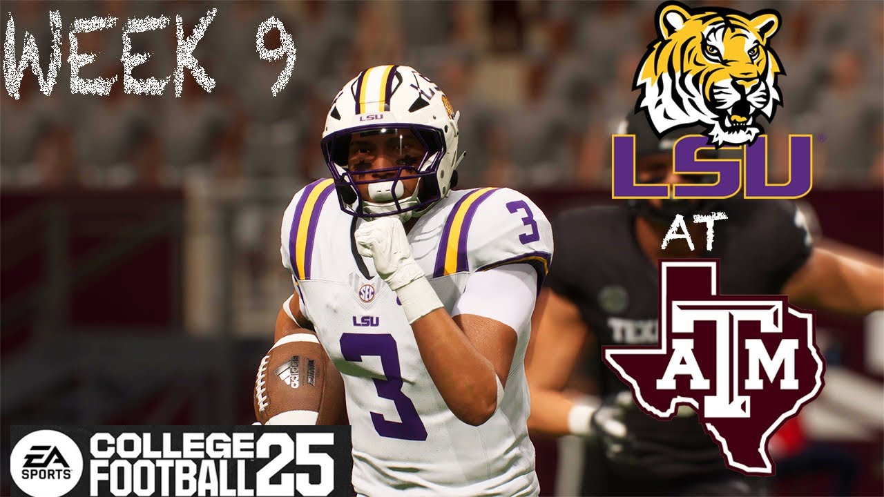 CFB 25 Week 9 | #2 LSU (7-0) at #8 Texas A&M (6-1) - YouTube