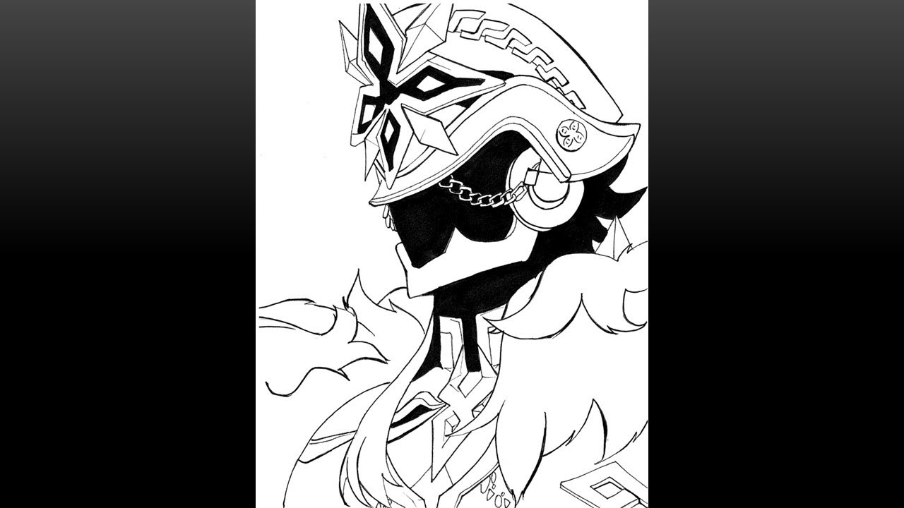 How To Draw || Capitano (Genshin Impact) [Part 1] - YouTube