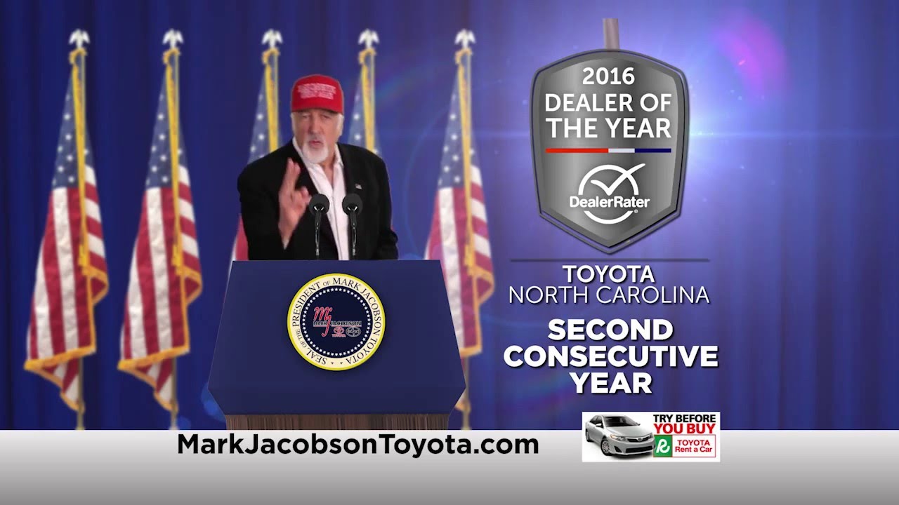 Mark Jacobson Toyota Two Time Dealer of the Year! Make Car Buying Great ...