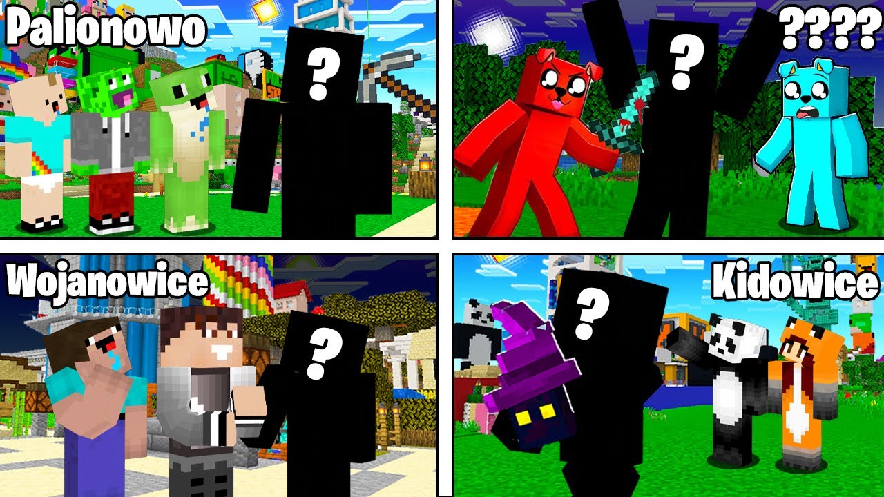 KTOŚ WSZEDŁ NA WSZYSTKIE WIOSKI YOUTUBERÓW i ZROBIŁ TO... w Minecraft ...