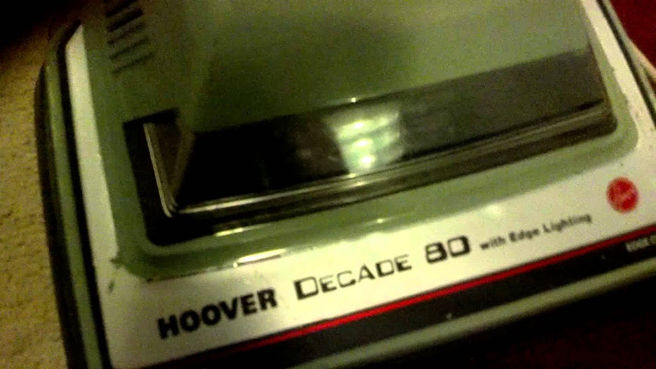HOOVER Decade 80 model U4 407 hunter green. and a interesting 800 - YouTube