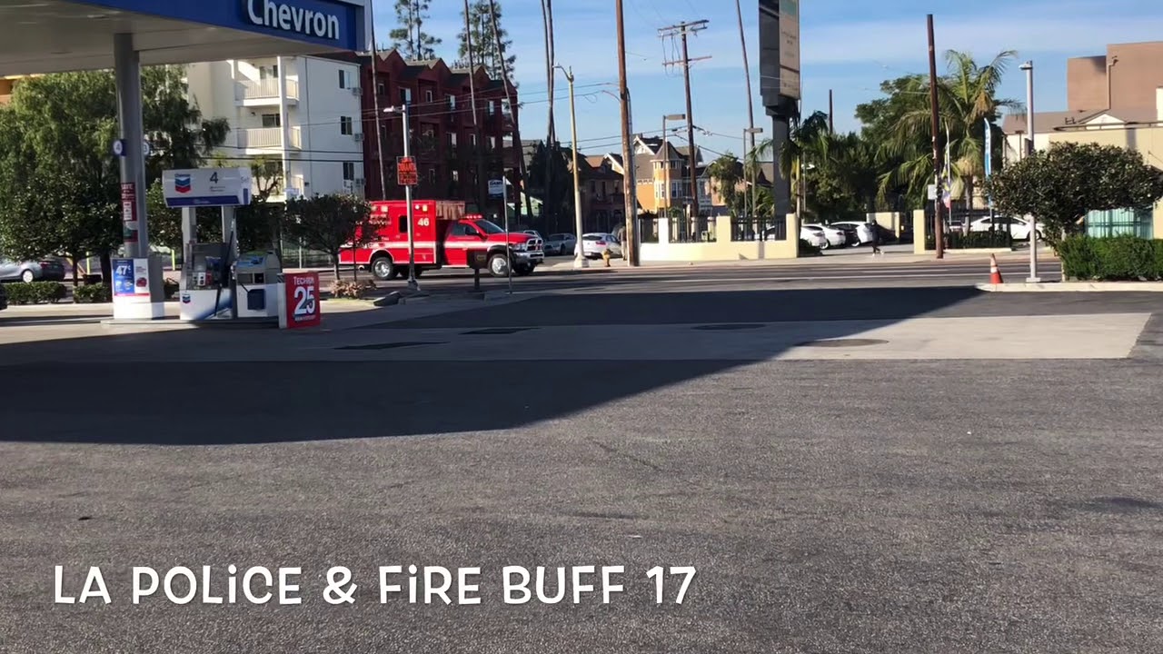Lafd rescue 46 responding - YouTube