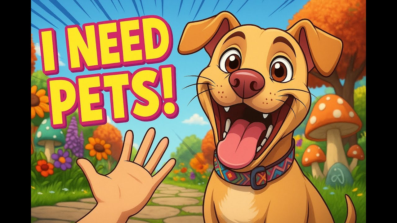 Beans wants all the pets - Beans the puppy song - Woof Woof Kitty ...