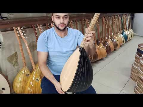 Piarro Siyah Dut Ağacı Kısa Sap Bağlama ( Çanta Hediyeli ) stok kodu:PDS 19