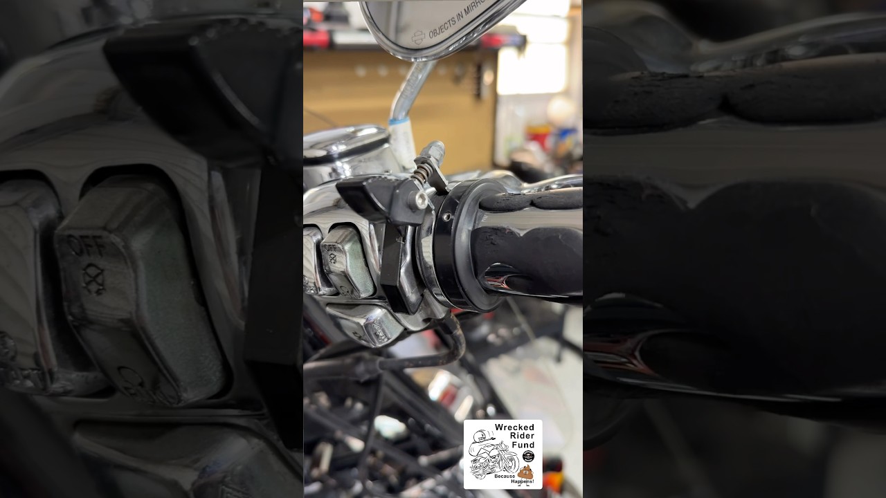 The Best Throttle Lock Harley Davidson Fatboy #thebadgers - YouTube