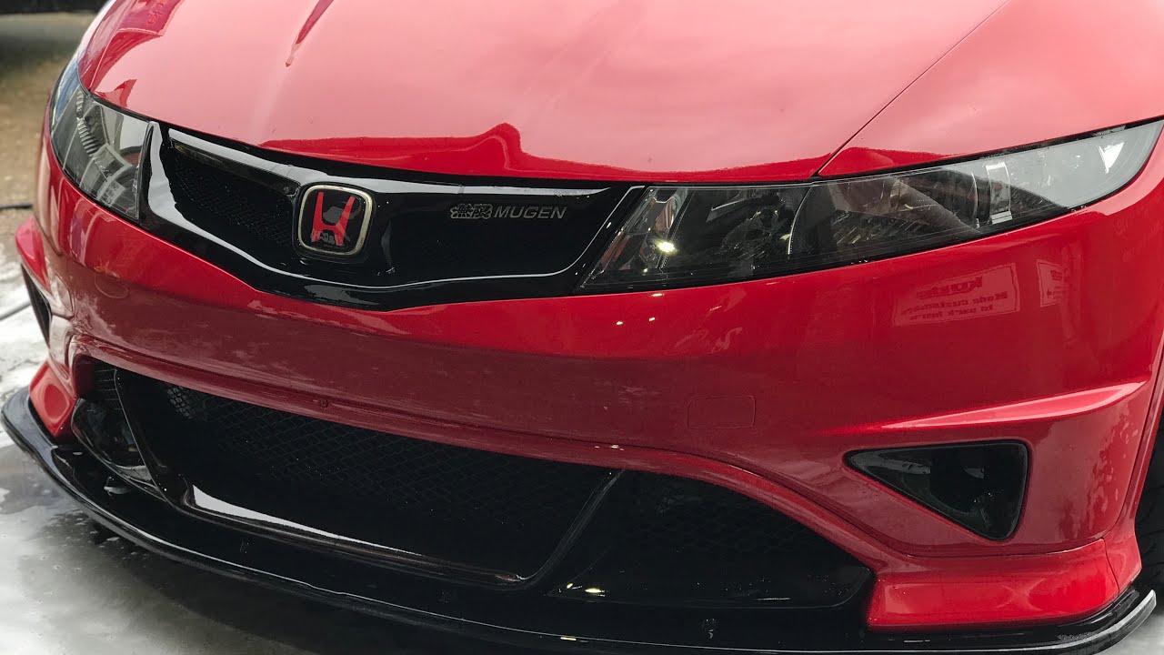 Honda fn2 bumper refresh - YouTube