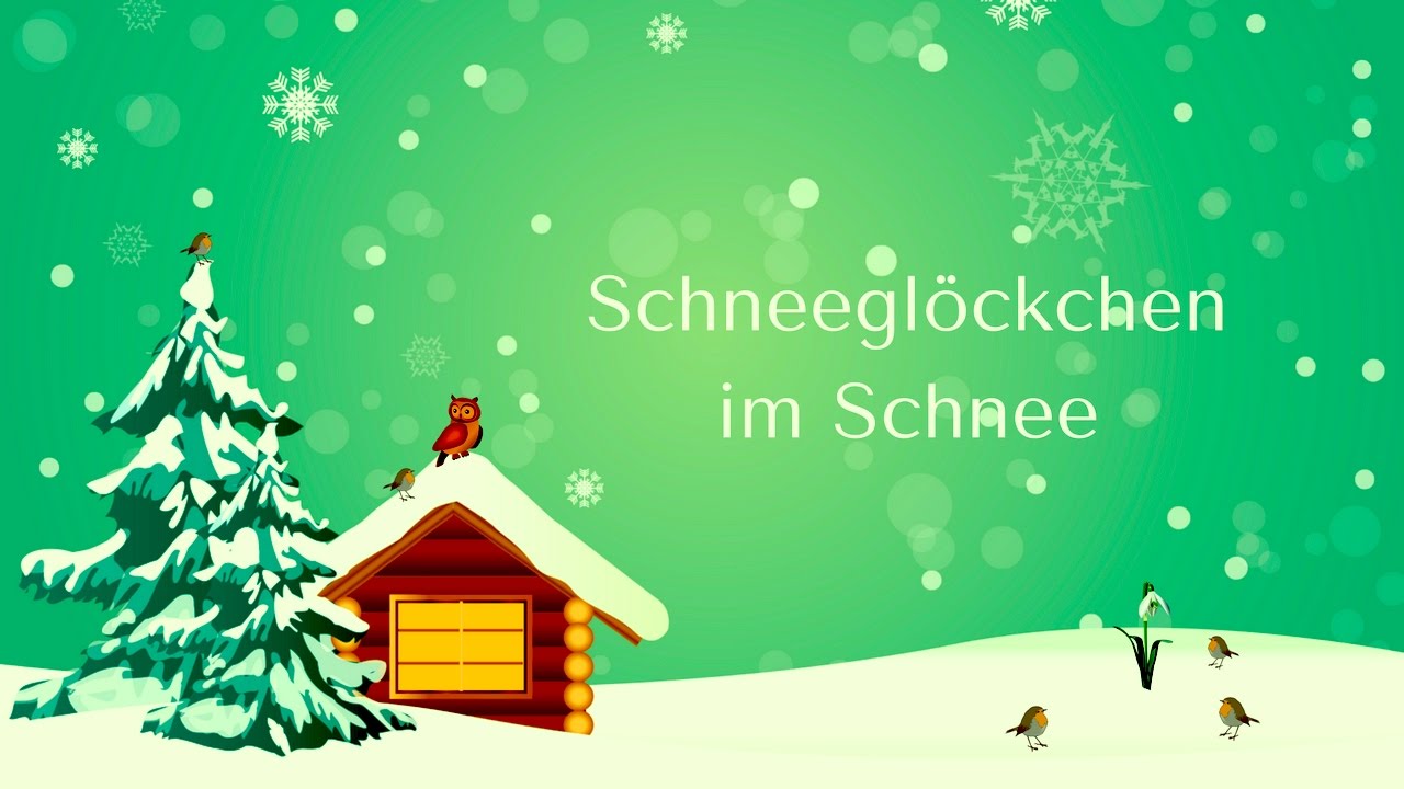 "SCHNEEGLÖCKCHEN IM SCHNEE" (Krippe) - YouTube