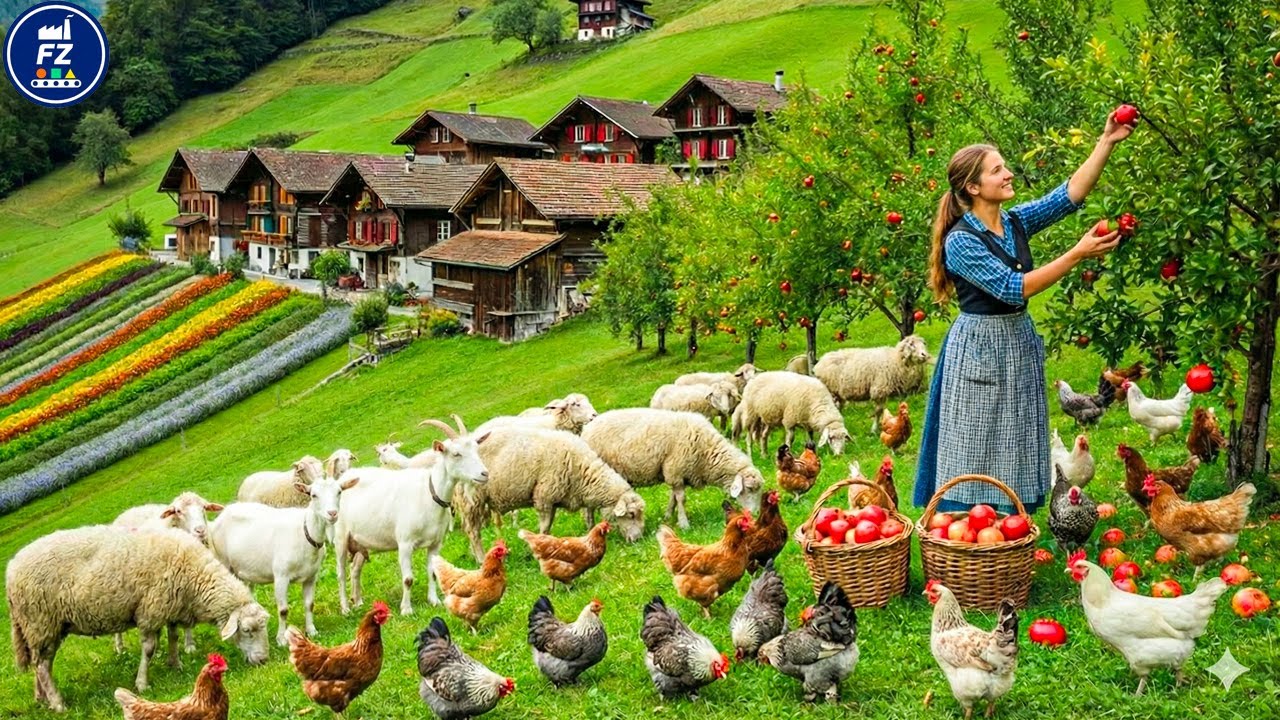 Inside Countryside Farm Life: Crops, Animals and Daily Work - YouTube
