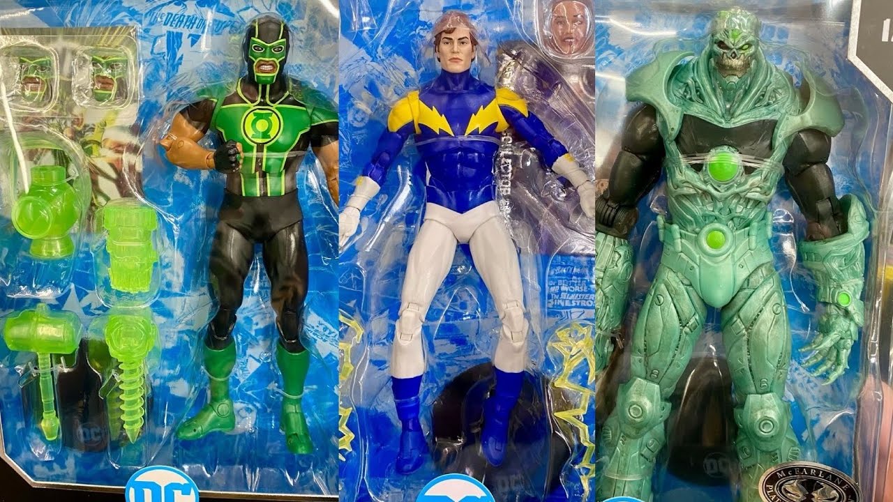 New McFarlane Toys Green Lantern Simon Baz, Grid Lightning Lad found by campcrystal lake ...