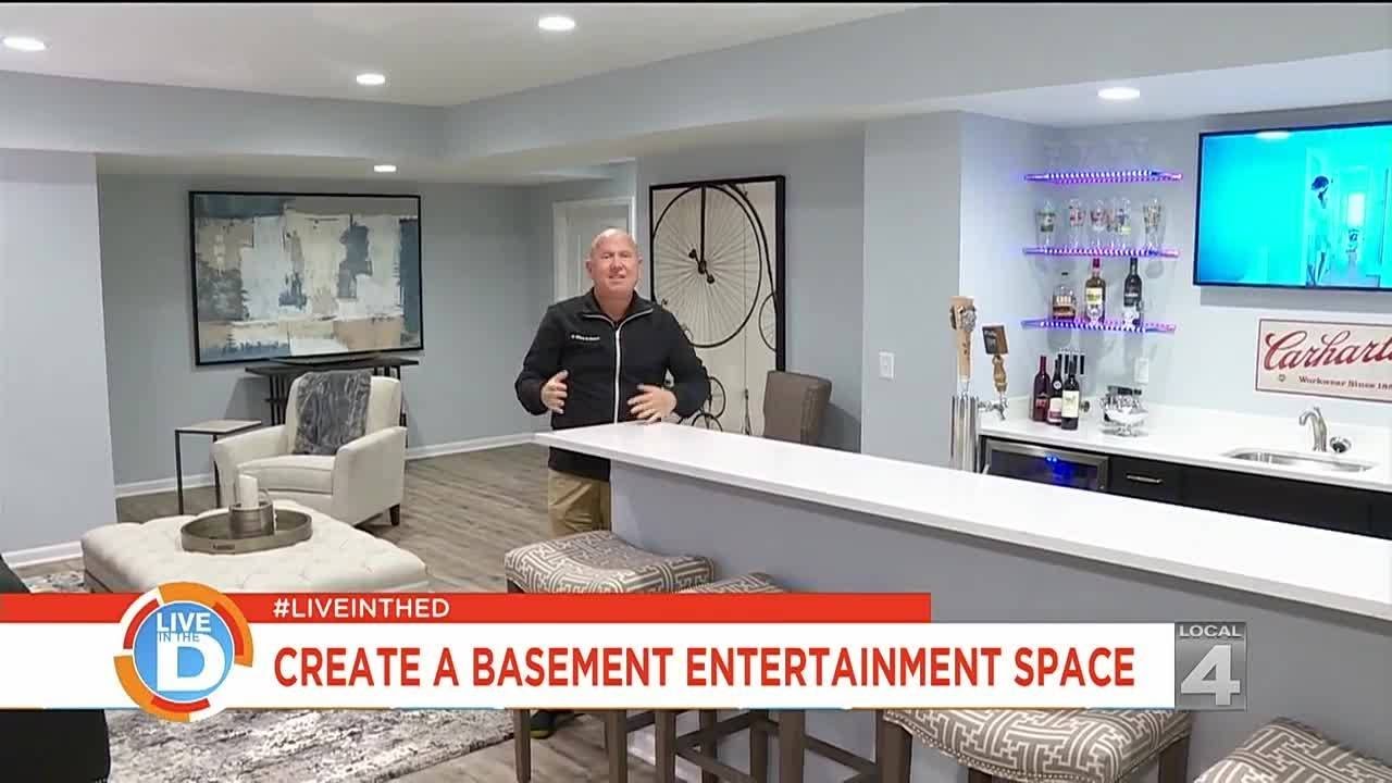 Hire it Done: Create a basement entertainment space - YouTube