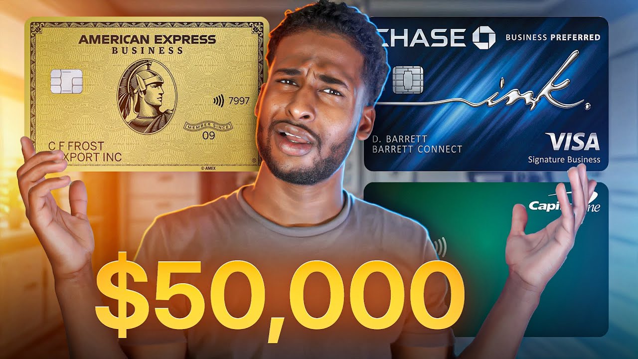 3 Business Credit Cards That Approve You for $50k + - YouTube