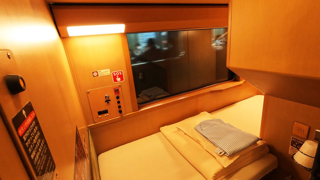 Riding on Japan’s Amazing Night Train | Sleeping overnight on a Train ...
