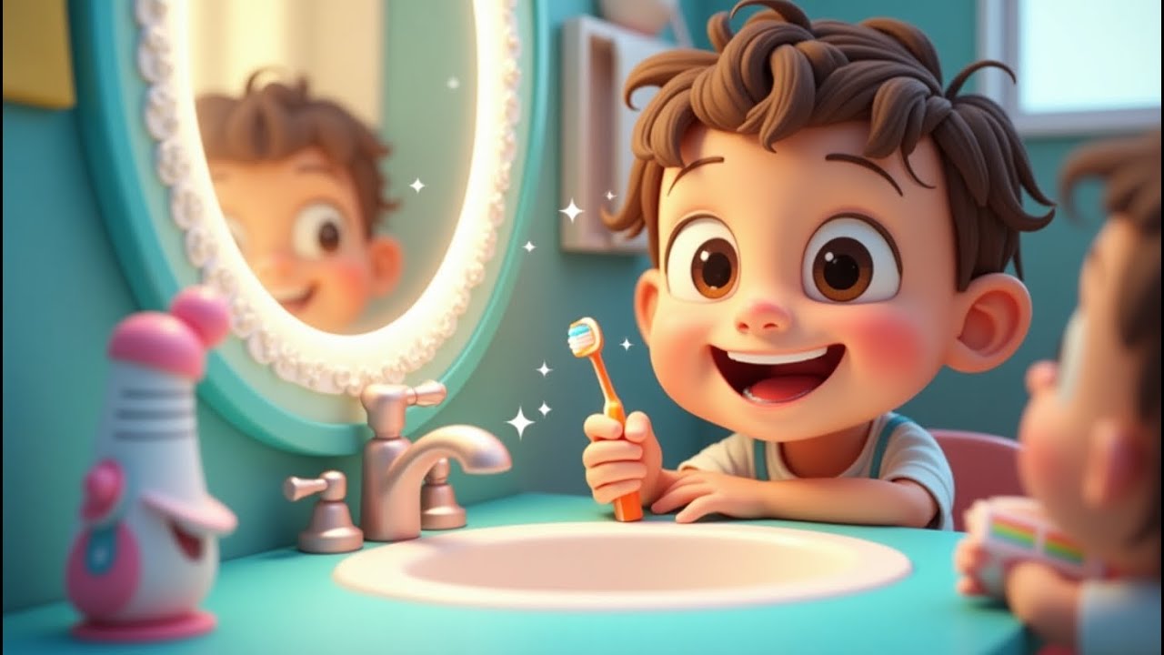 Brush Your Teeth and Sparkle Bright | Nursery Rhyme & Kids Song - YouTube