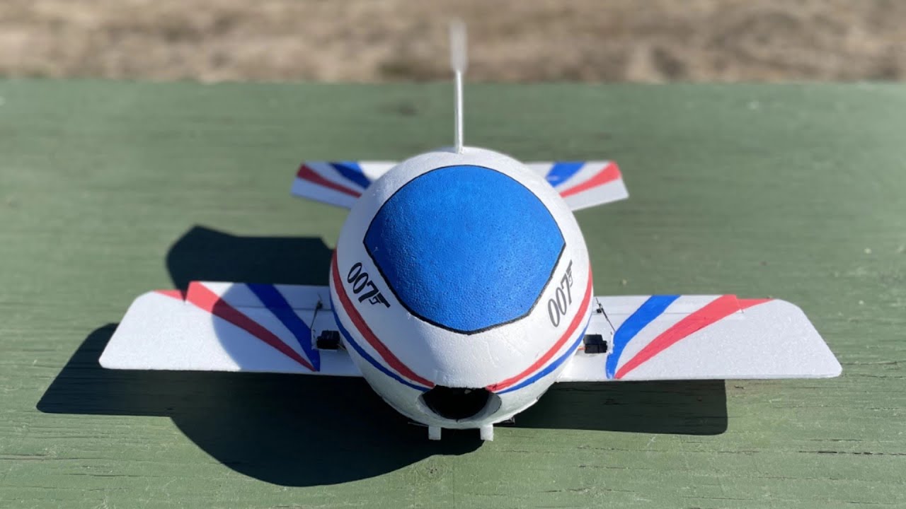 Ground Launch Egg Plane 007 - Bede BD-5J (4s EDF) - YouTube