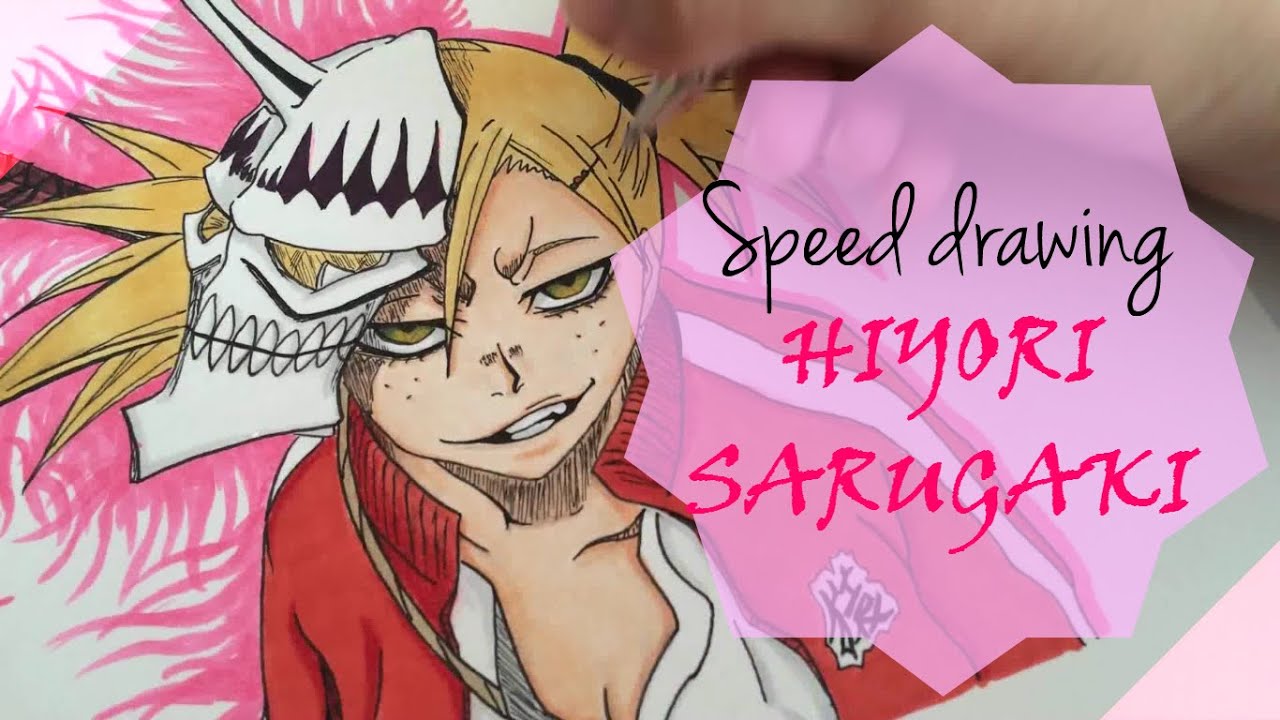 Speed Drawing - Hyori Sarugaki with Copics | Bleach - YouTube