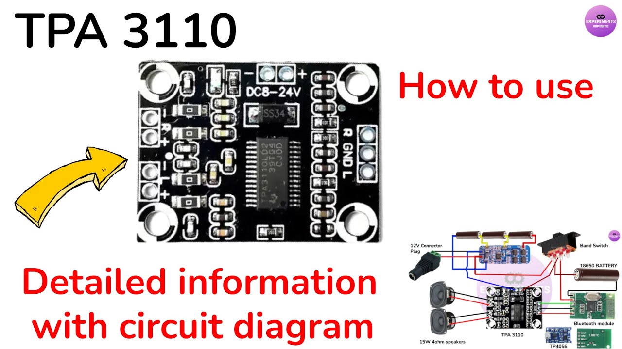TPA 3110 Amplifier Review Detailed information - YouTube