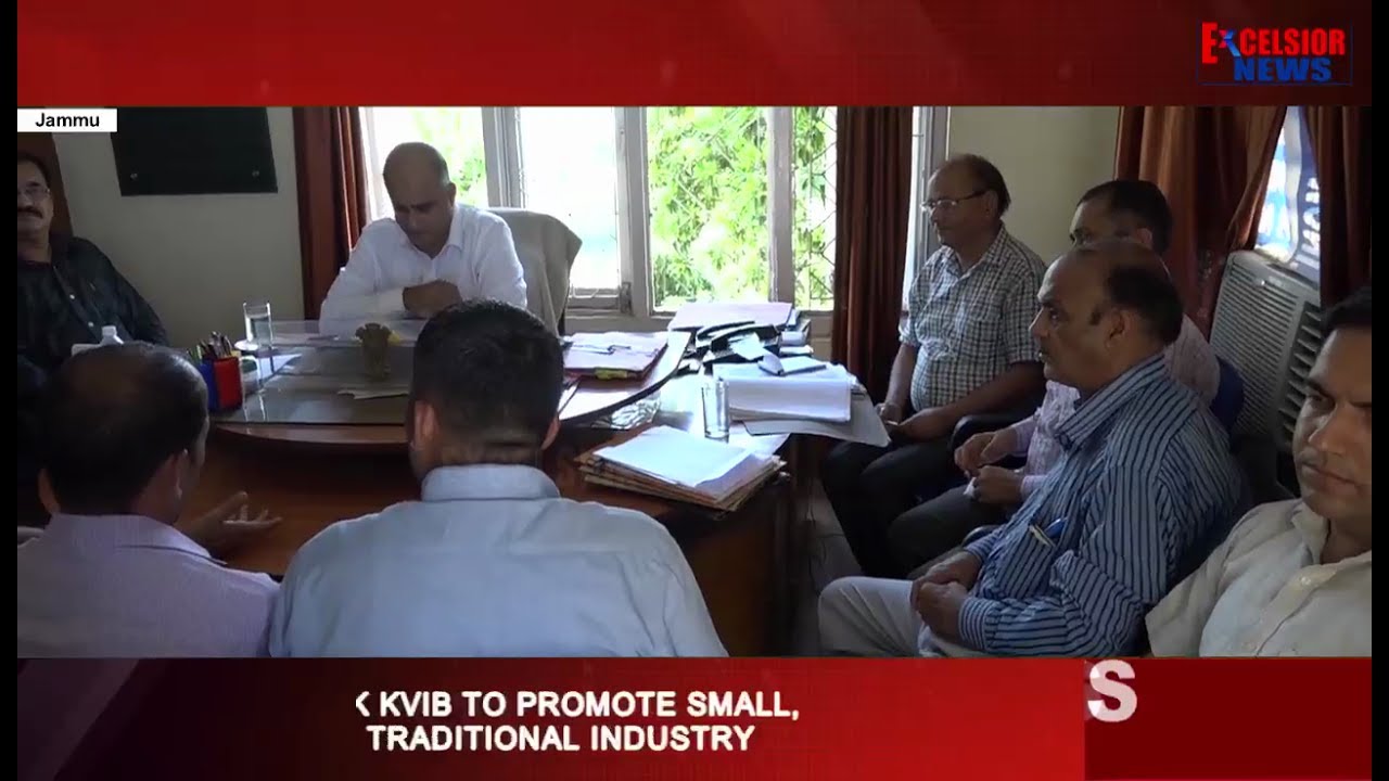 J&K KVIB to promote small, traditional industry - YouTube